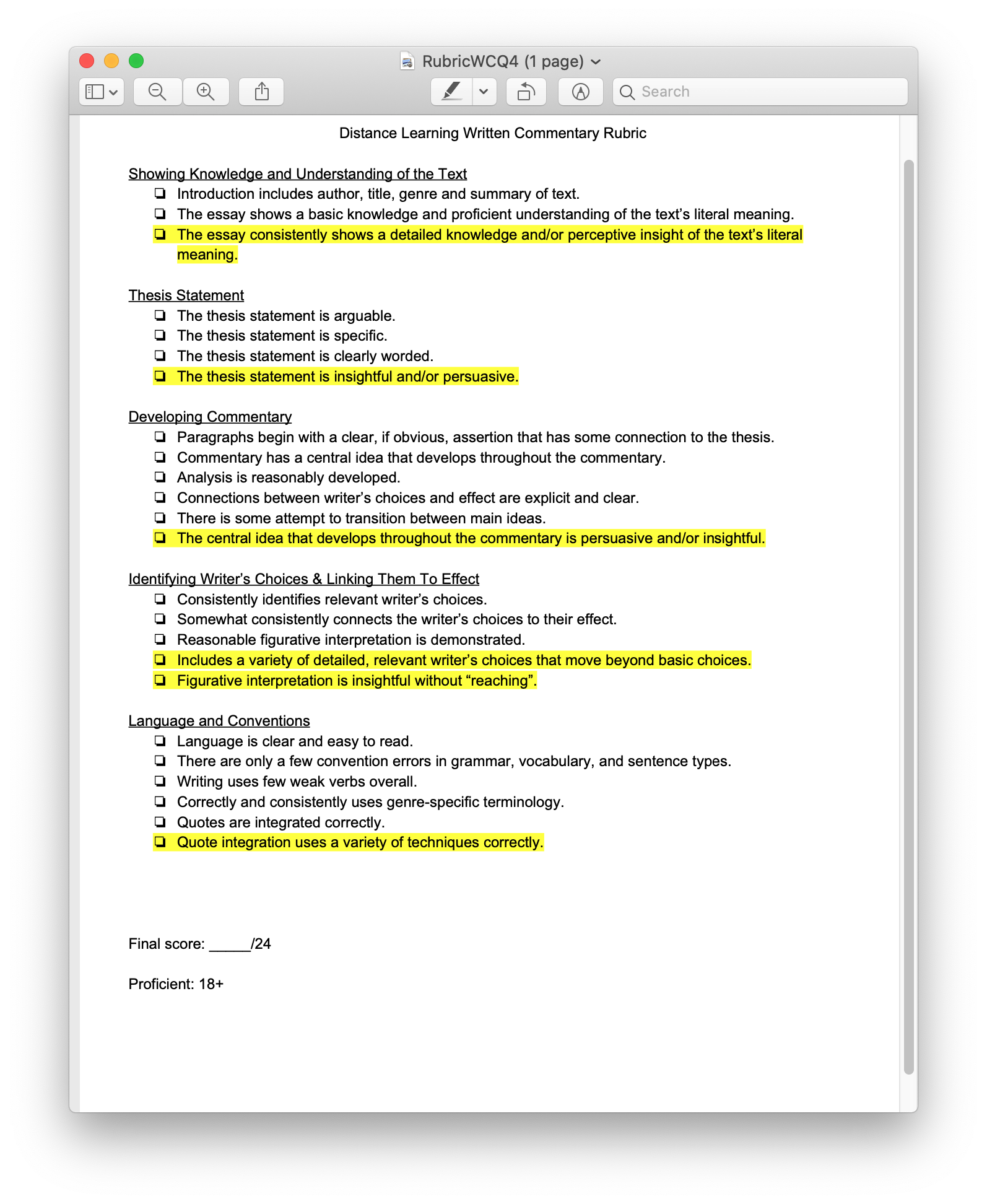 Digital Rubrics That Work Like Paper – Only Much, Much Better ...